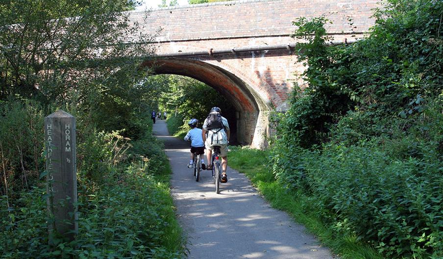 Cuckoo Trail - Cycle Route in Eastbourne (Hampden Park) to Heathfield ...